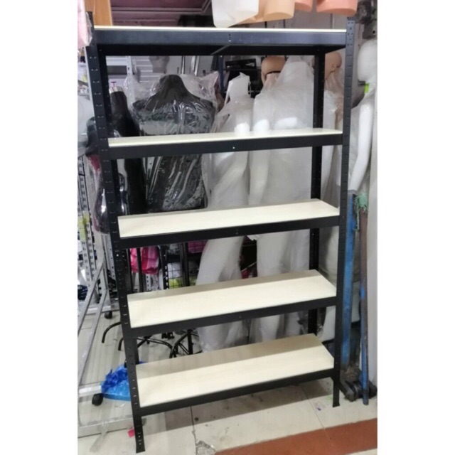 BLACK (5) FIVE LAYER RACK 80cm X 40cm X 180cm) | Shopee Philippines