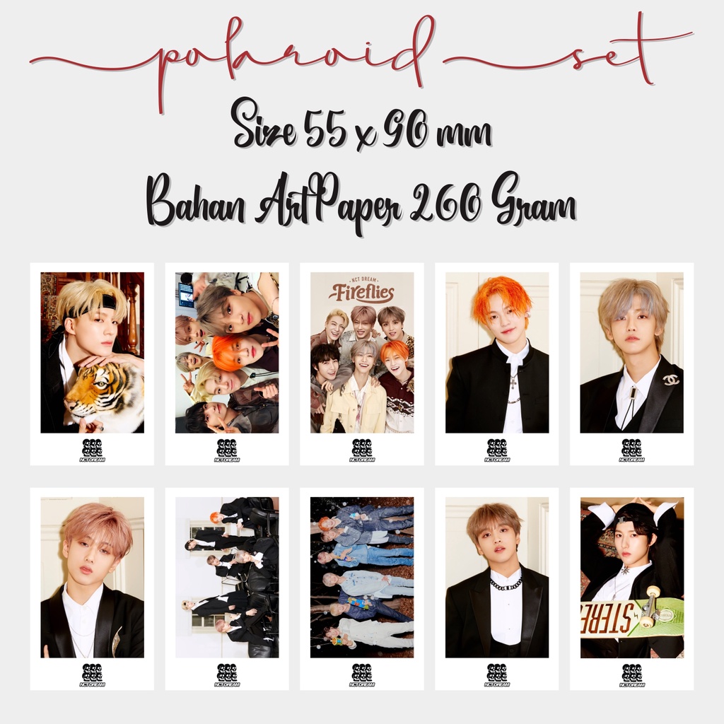 NCT Dream We Boom Polaroid Package | Shopee Philippines