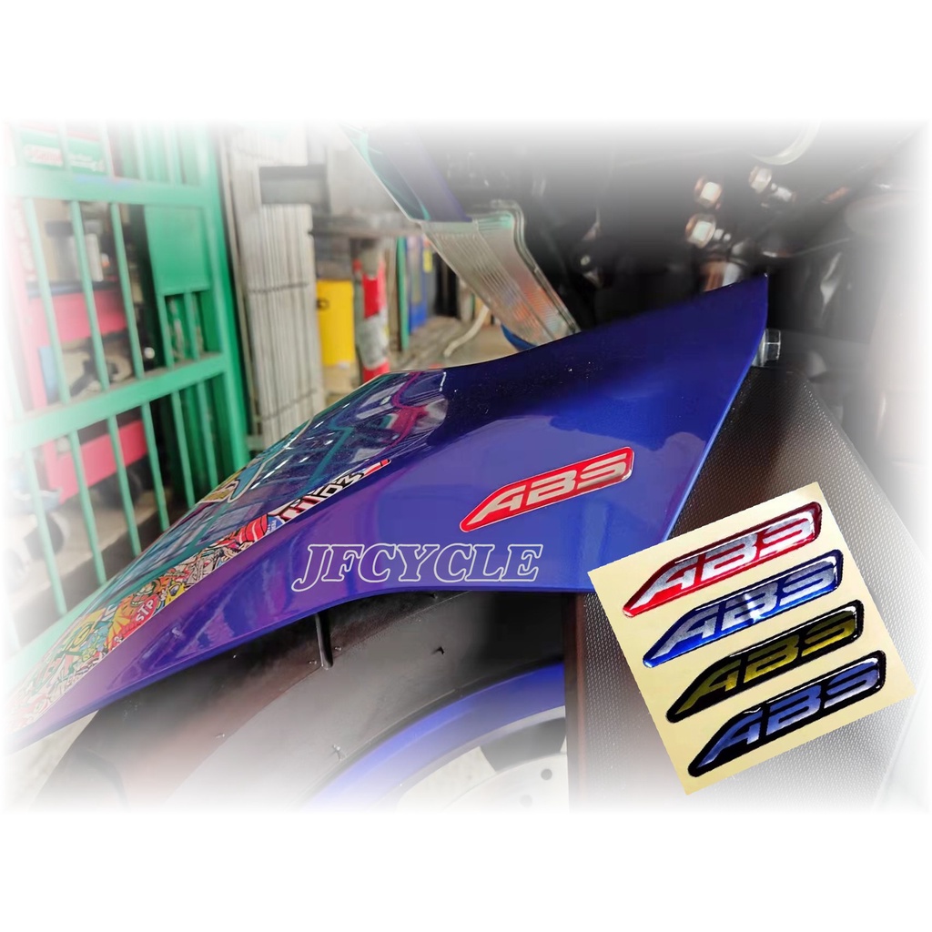 Sticker Timbul ABS Sticker Epoxy ABS Honda/Yamaha | Shopee Philippines