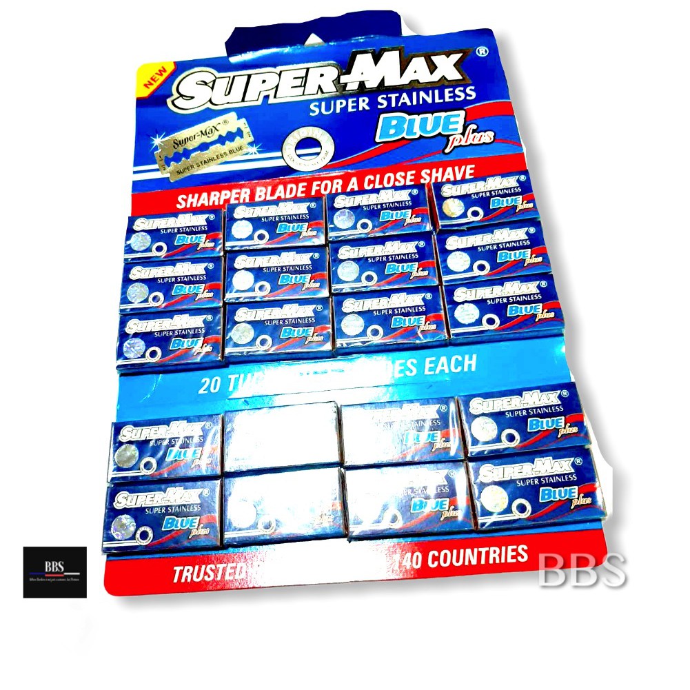 Super-max Super Stainless Blade 100pcs | Shopee Philippines