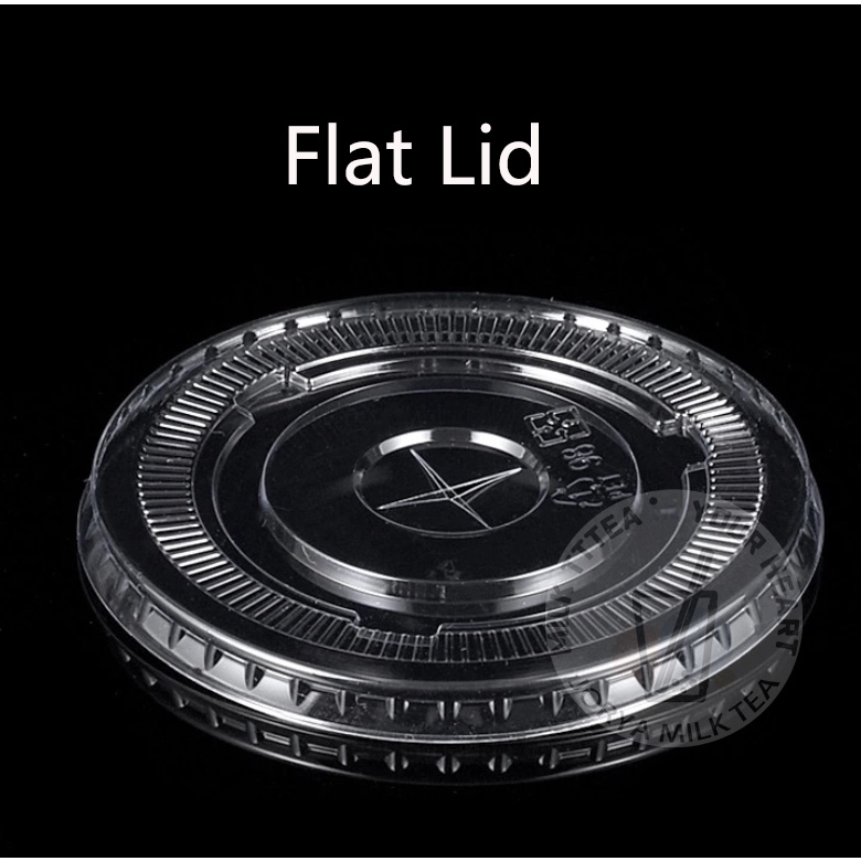 100pcs Cup Lid Pet Lid Dome Lid Flat Lid Diamond Lid Semi-open Lid Milk ...