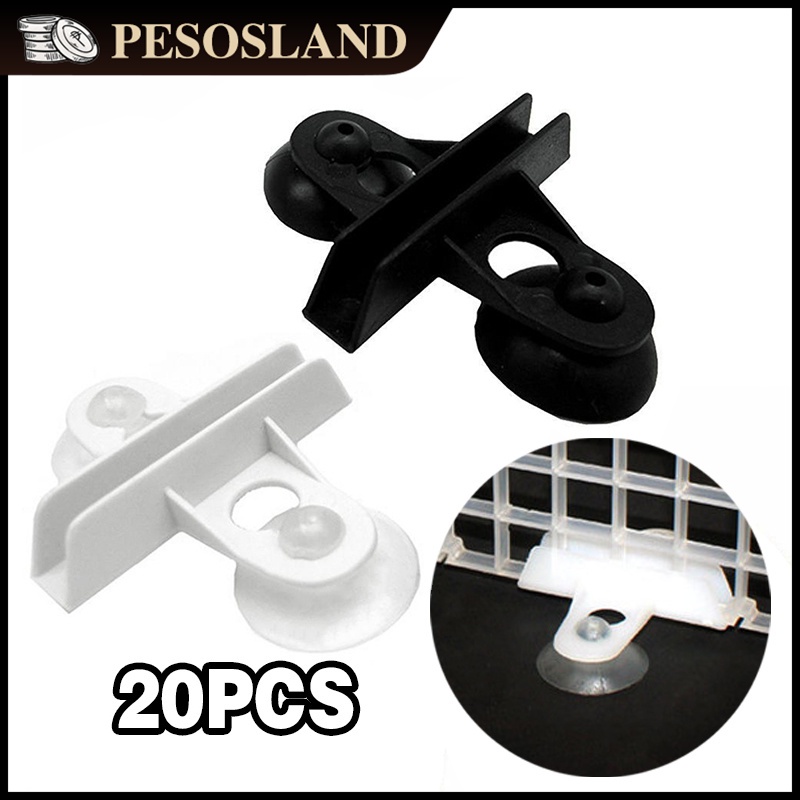20 PCS Aquarium Divider Clamp Isolation Glass Clamp Partition Breeding ...