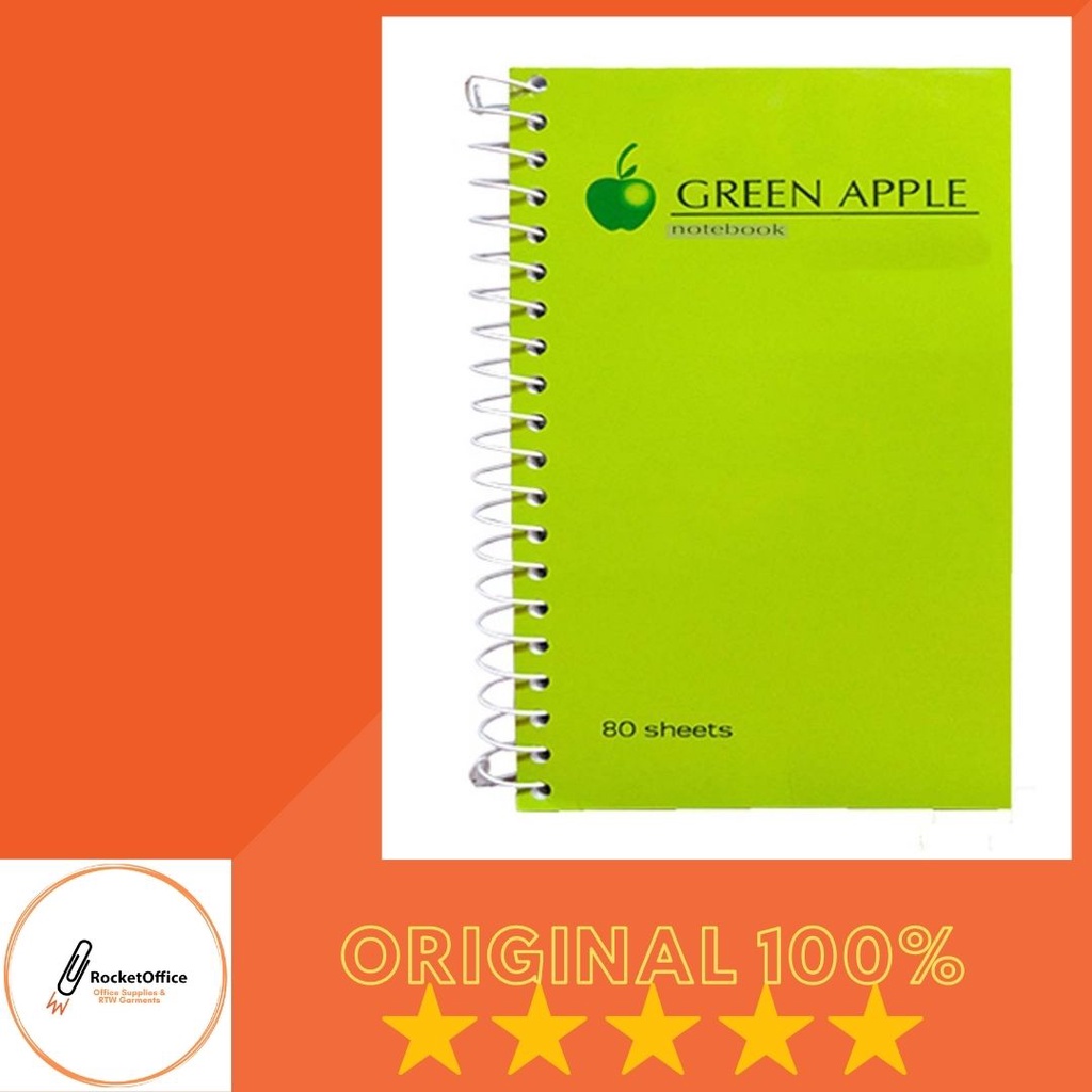 GREEN APPLE NOTEBOOK | Shopee Philippines