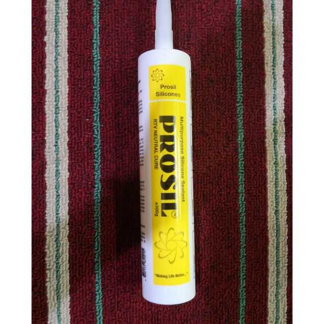 Original! Prosil Silicone Sealant Neutral Clear, Black, White, Aluminum ...
