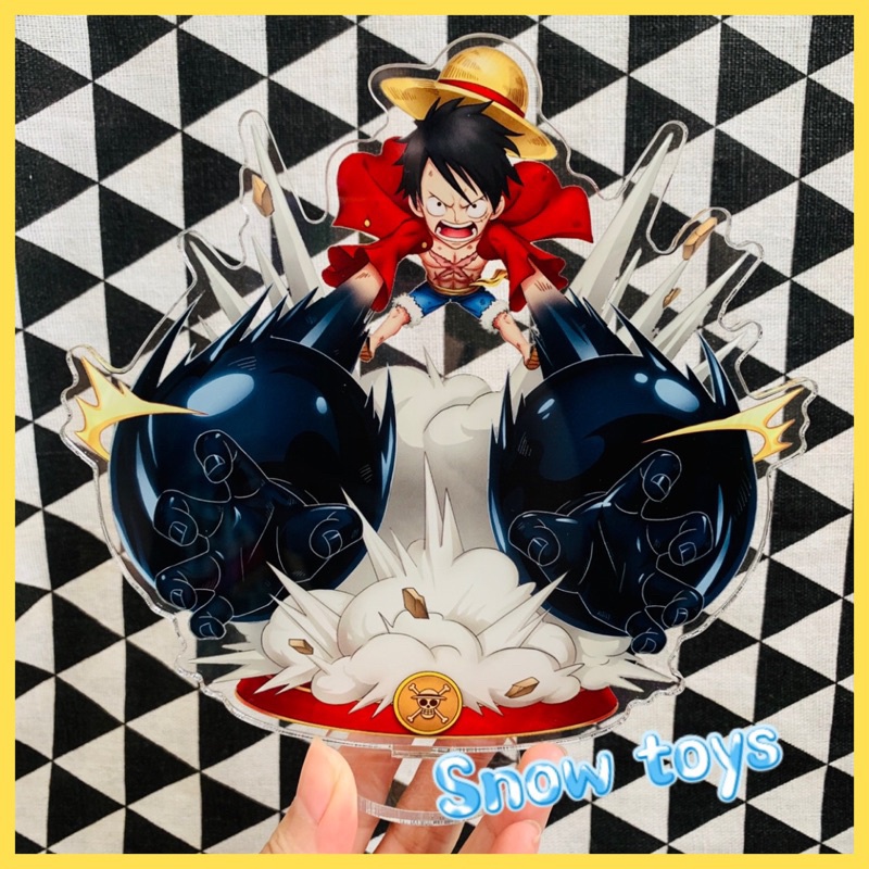 Statue Standee Acrylic Mica - One Piece - Luffy Gear Sabo Ace Big Mom ...