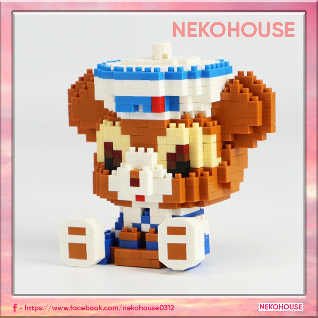 Lego assembly toy Duffy Disney Bear model | Shopee Philippines