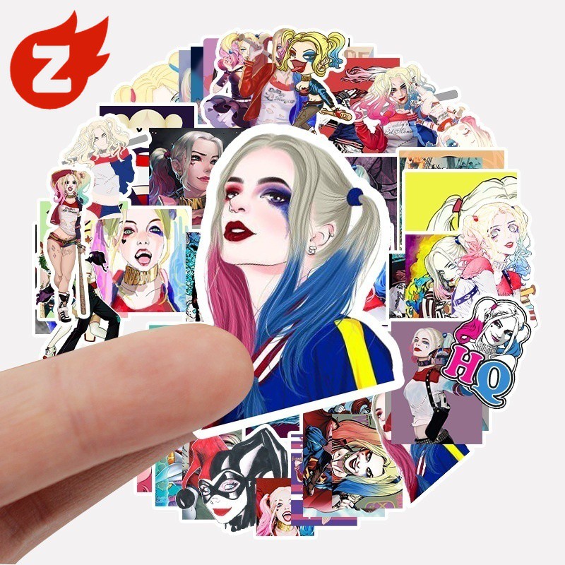 Harley Quinn Suicide Squad~52Pcs Sticker for Snowboard Book Luggage Car ...