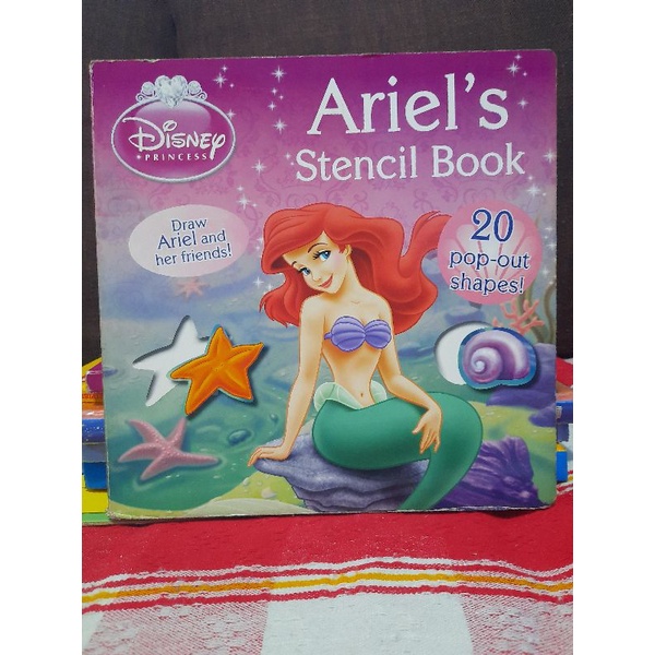 DIIIs Preloved Children's Books - Ariel's Stencil Book (BB - A ...
