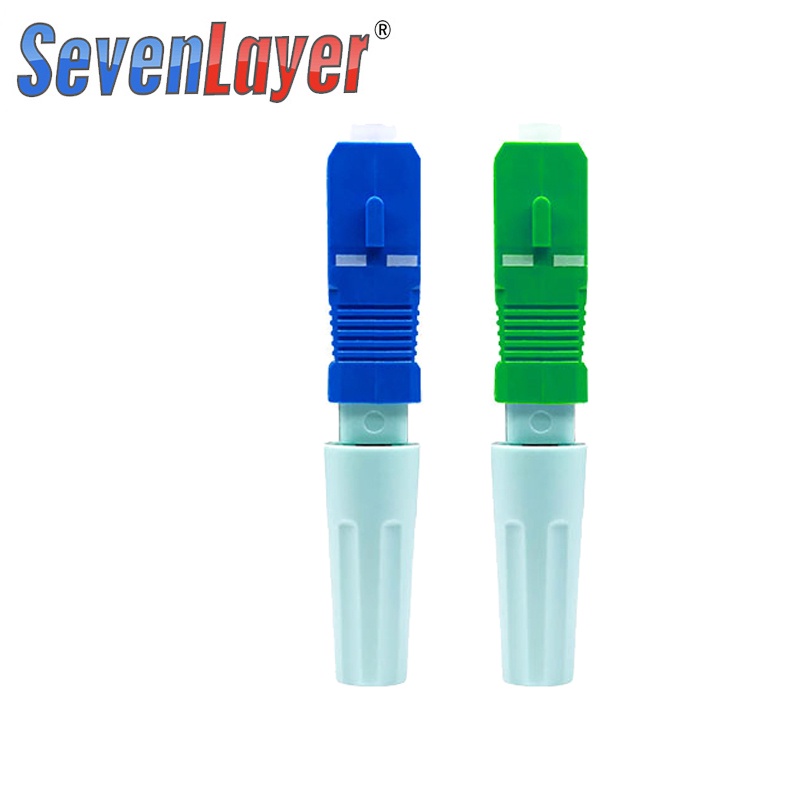 SC APC SM Single-Mode Optical Connector FTTH Tool Cold Connector Tool SC UPC Fiber Optic Fast ...