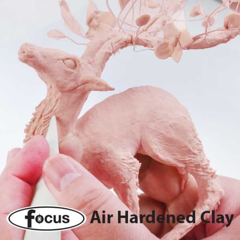 M&H Focus Air Hardened Clay Air Dry Clay 500g | Shopee Philippines