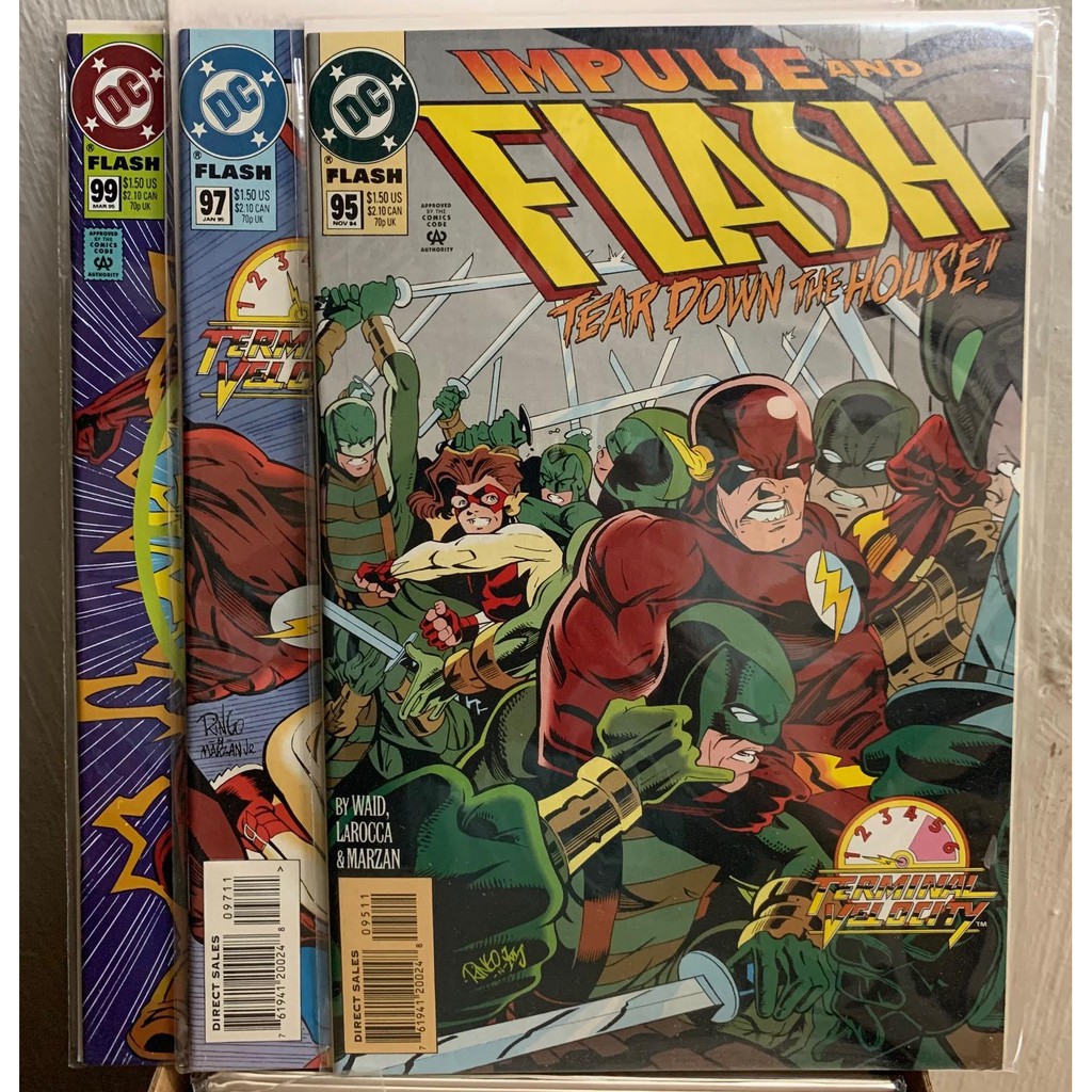 Dc Comics: 1995 - Flash Vol.2 #95, 97, 99 Terminal Velocity | Shopee ...