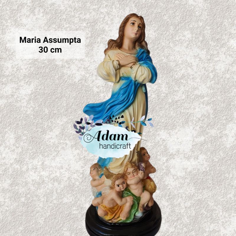 Maria Assumpta statue 30 cm spiritual objects baptism gift | Shopee ...