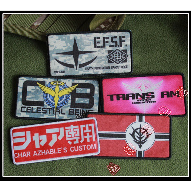 GUNDAM Patch /Badges/Emblem Decorative For Jackets Jeans Backpack ...