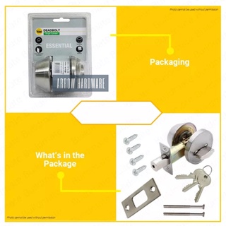 High Security Single Cylinder Deadbolt Lock Entrance Lockset | Shopee ...