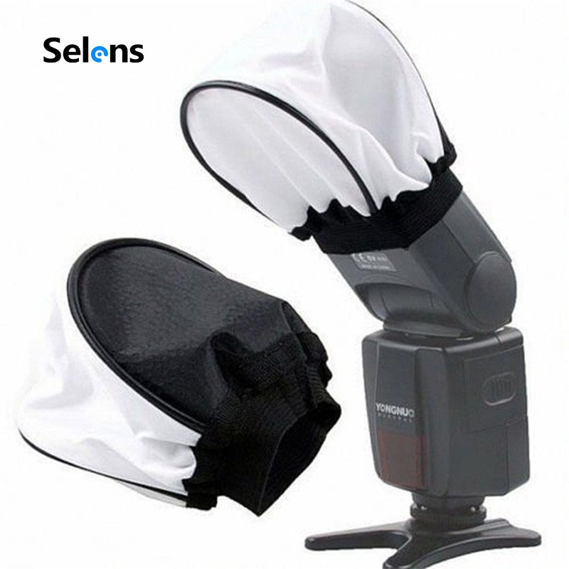 Selens Universal Softbox Flash Bounce Diffuser for DSLR Flash Light ...