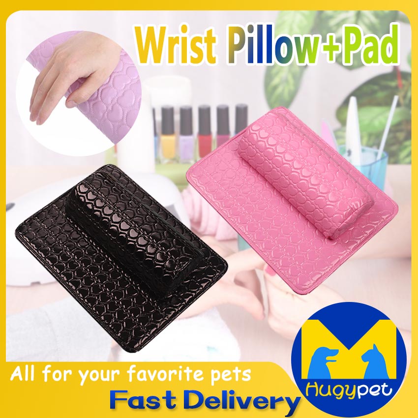 Manicure Hand Pillow PU Leather Soft Sponge Arm Rest Nail Cushion ...