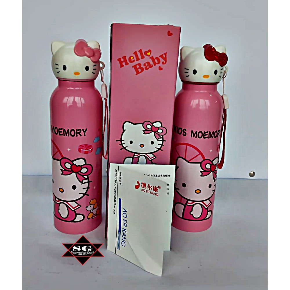 Thermos Character/Thermos Head hello kitty stainless 380ML | Shopee Philippines