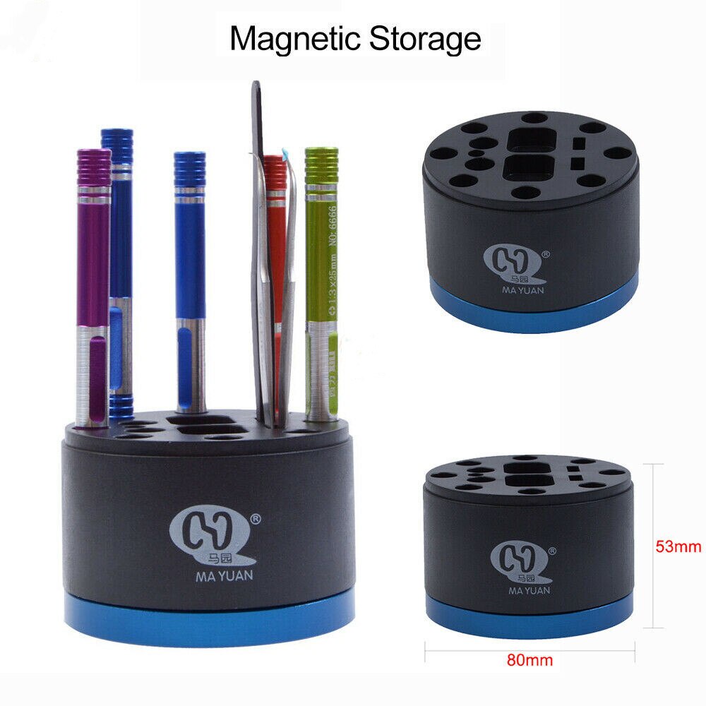 360 Degree Rotating Staniless Steel Base Storage Box Screwdriver ...