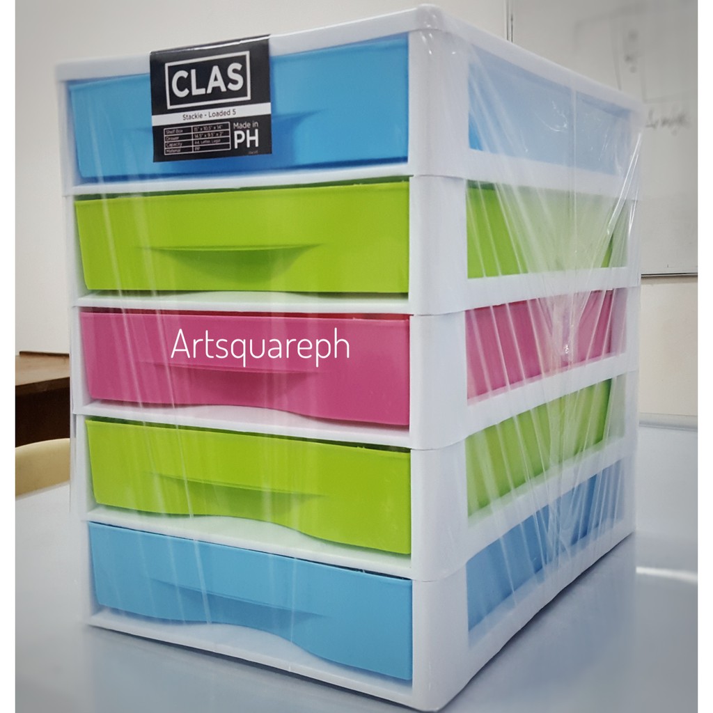 Clas Stackie Loaded Drawer 5 Layer Storage Organizer Fit up to Long ...