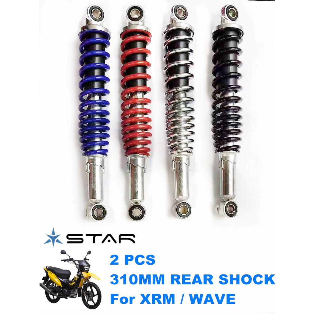 COD 2PCS XRM/TMX/WAVE 310MM Rear Shock Absorber A Pair 1SET | Shopee ...
