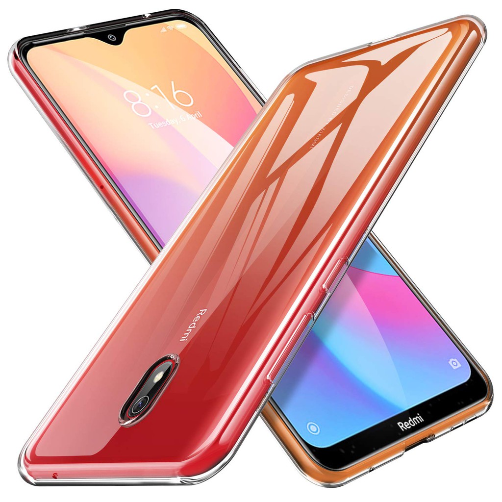 Redmi 8A Case Transparent Silicone Soft TPU Cover Xiaomi Redmi8A 8 A ...
