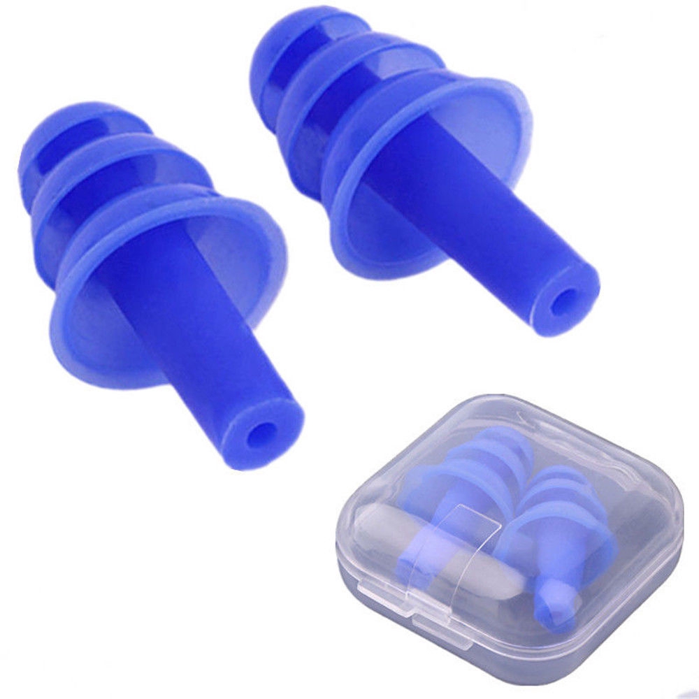 1Pair Soft Silicone Sound insulation Ear Plugs/ Anti-noise Sleeping ...