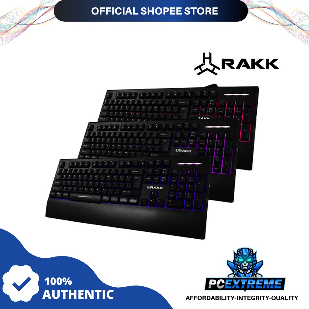 Rakk Illuminated Gaming Keyboard V2 | Shopee Philippines