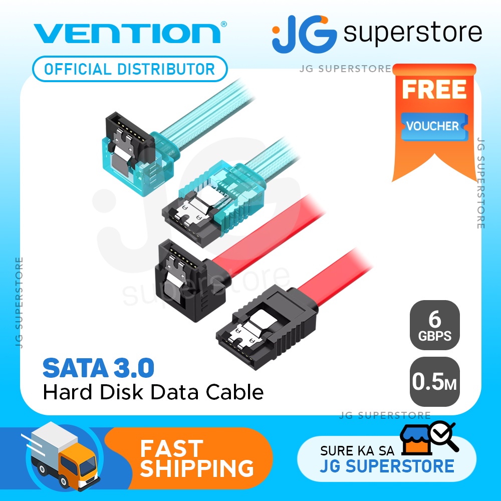 Vention SATA Cable 3.0 to Hard Disk Drive SSD HDD 6Gbps Data Cable 0.5 ...