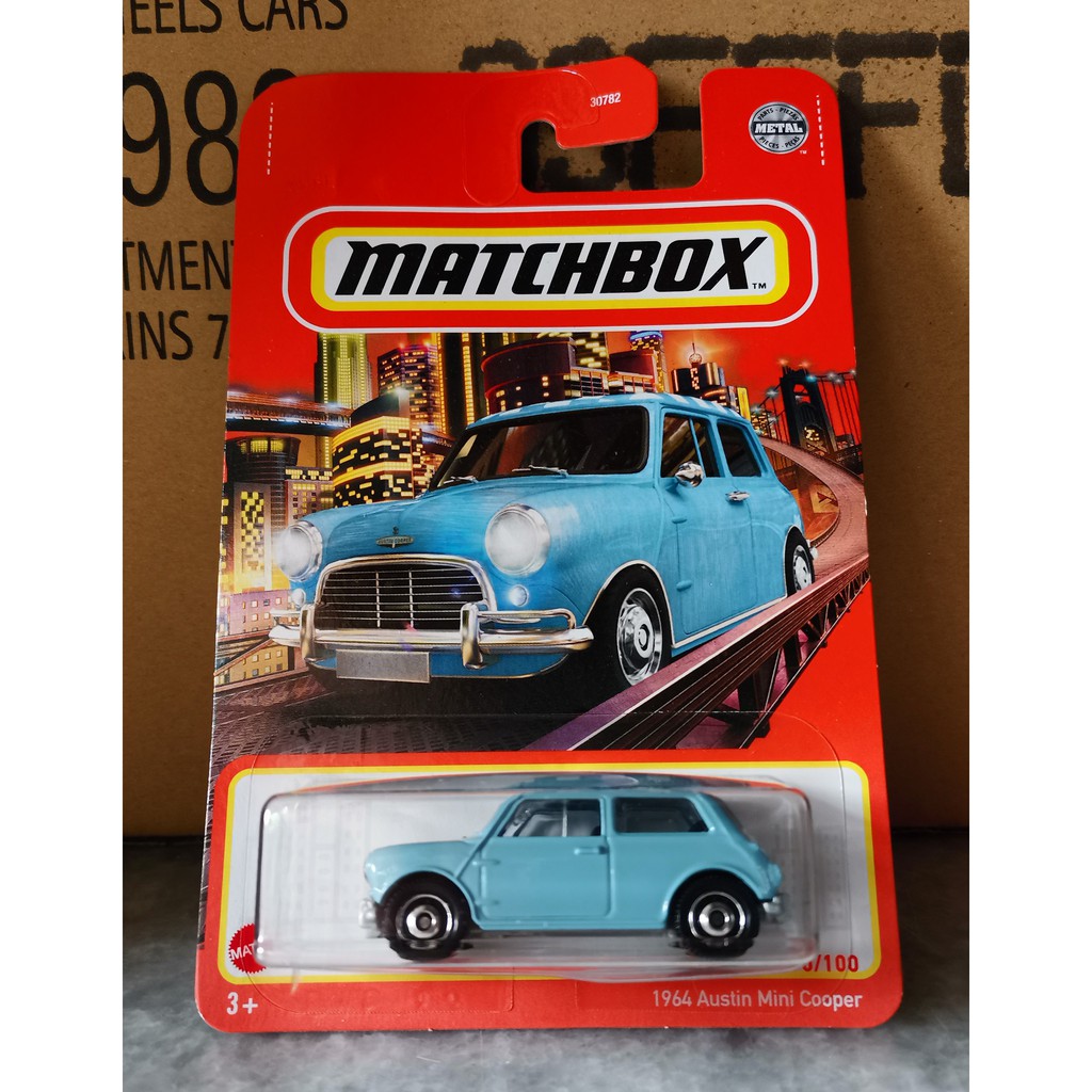Matchbox 2021 '64 Austin Mini Cooper (light blue) | Shopee Philippines