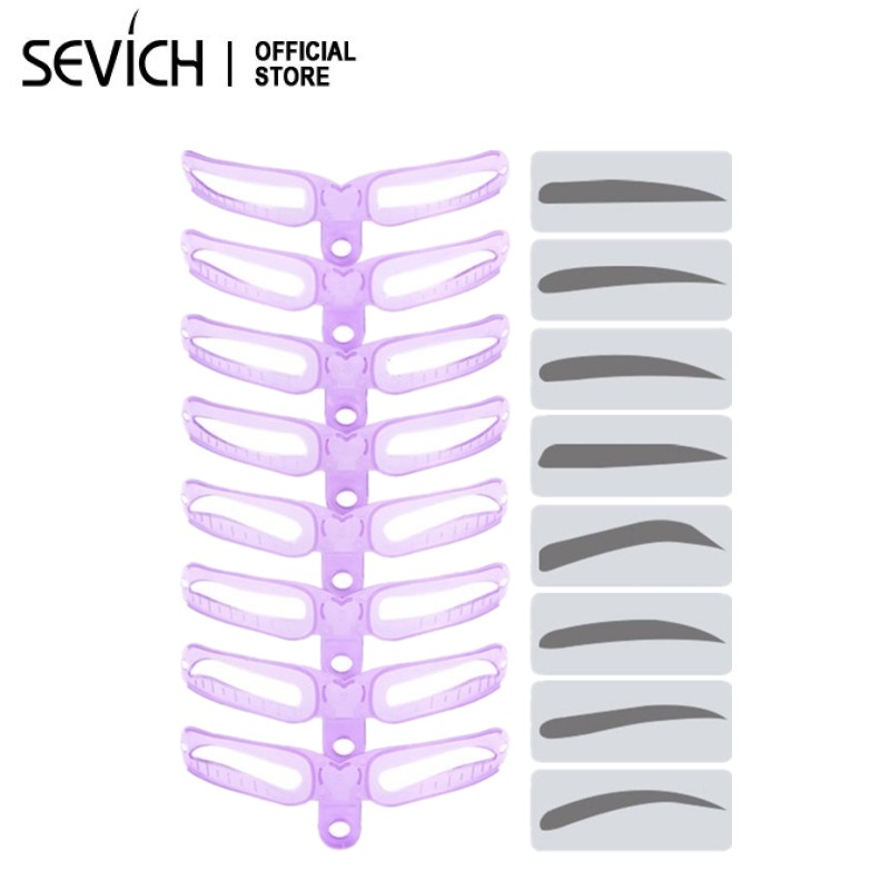SEVICH Eyebrow Shaper Handheld Beginner Full Set Eye Brow Card Word ...