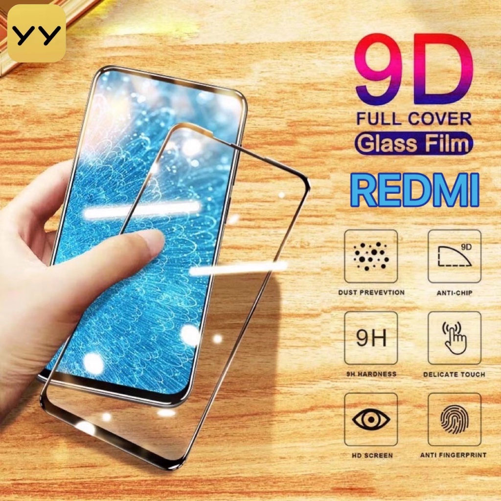9D Full Tempered Glass For REDMI 5A 6 6A 7A 8A 9 9A 9C 9T 10 10A 10T ...