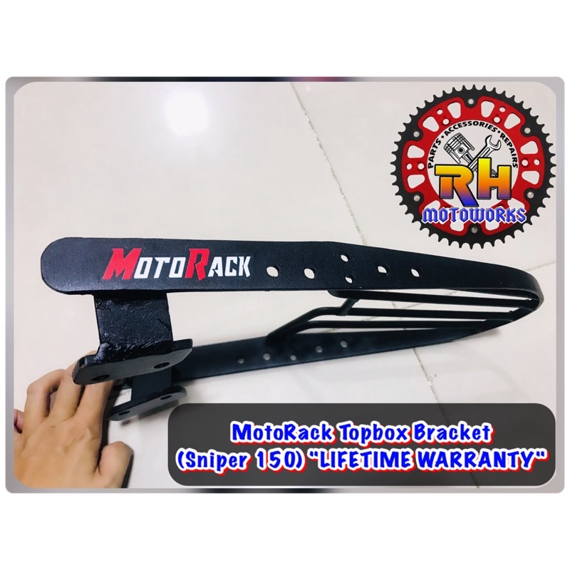 MotoRack Sniper 150 Topbox Bracket (LIFETIME WARRANTY) | Shopee Philippines