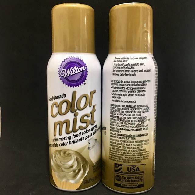 Wilton Color Mist Gold 42g (dec 2024) | Shopee Philippines