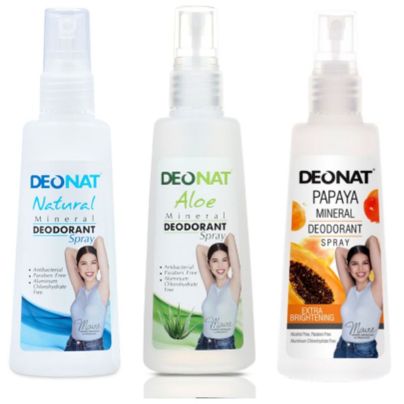 Deonat Natural Mineral Deodorant Spray | Shopee Philippines
