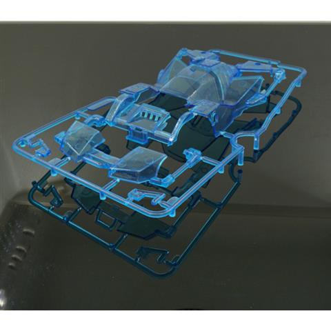 Plastic Self-Made Tamiya Shell BROCKEN GIGANT Clear Purple /Clear ...
