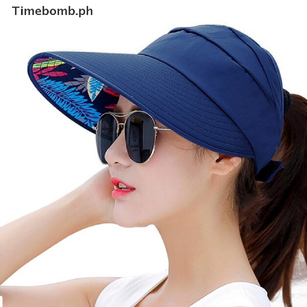 " Timebomb.ph " Women's Anti-UV Fashion Wide Brim Summer Beach Sun ...