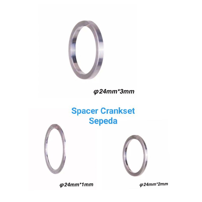 Bike Crank Spacer BB Axle Bottom Bracket Crankset Spacer Washer Washer ...
