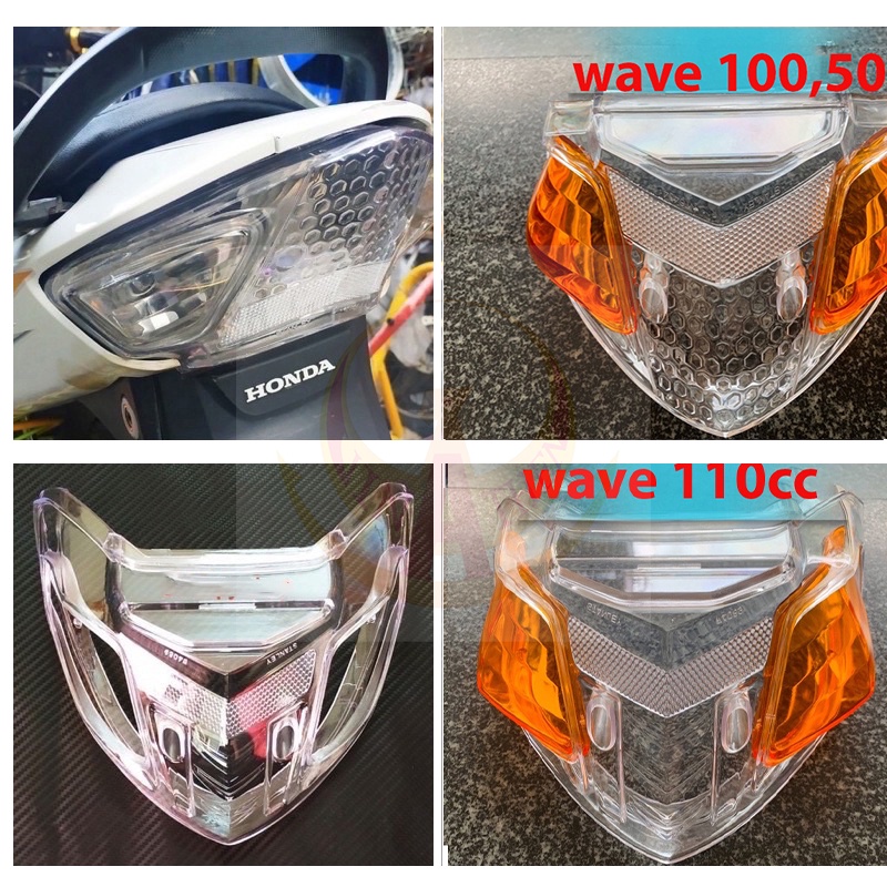 Wave a 2006 - 2021 White Taillight Cover Combo, Wave S 100, Rs 100 ...