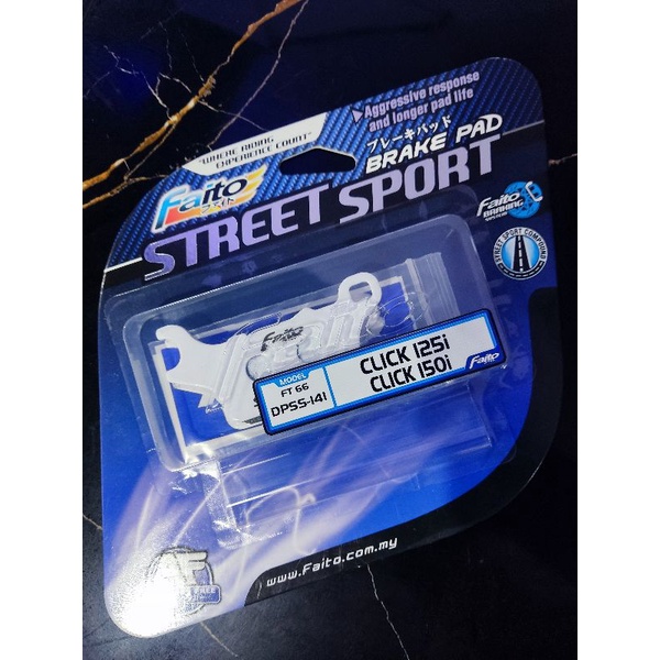 Faito Brake Pad for Honda Click 125i & 150i v2 | Shopee Philippines