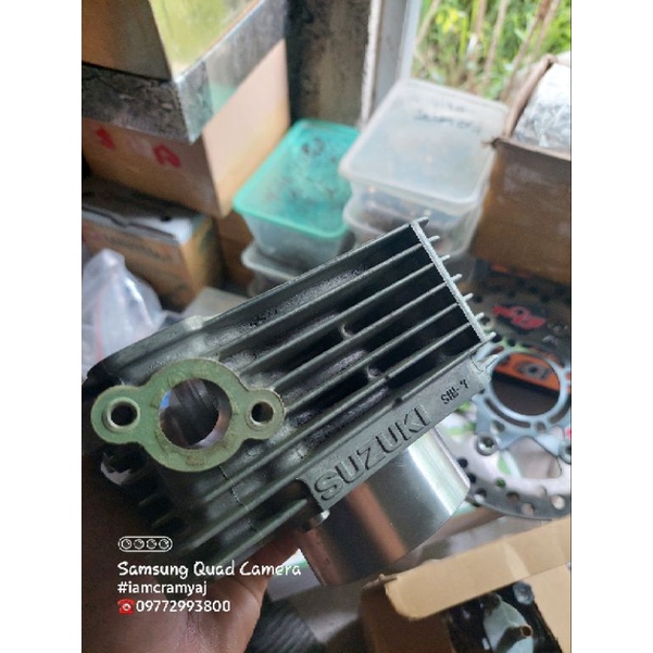 SGP SIM7 CYLINDER BLOCK WITH PISTON RAIDER R150 CARB (USED BUT IN ...