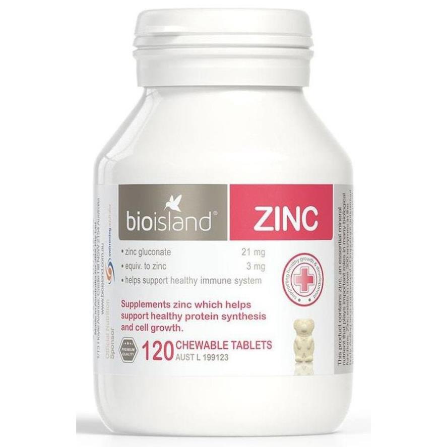 Zinc supplements for babies Bio Island ZinC 120 Australia tablets ...