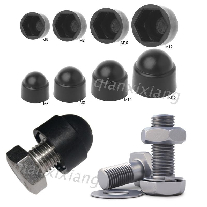 10Pcs M6 M8 M10 M12 Bolt Nut Dome Protection Cap Covers Exposed Hexagon Plastic | Shopee Philippines