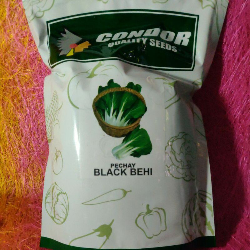 Pechay seeds OPV BLACK BEHI KG CONDOR SEEDS VEGETABLE SEEDS | Shopee ...