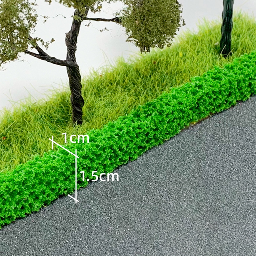 【greening MODEL】8Pcs Mix Flower Bush Hedge Strips Model Scenery ...
