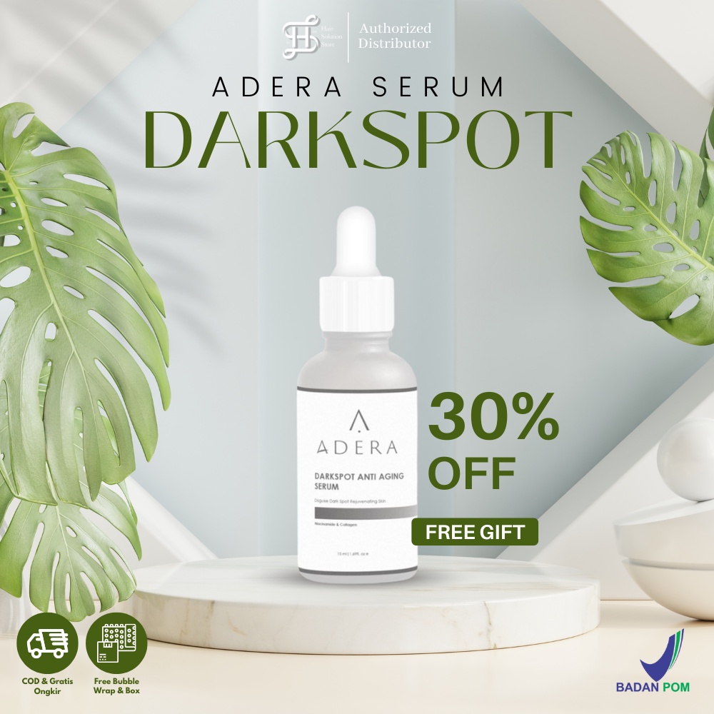 HITAM Adera Serum - Darkspot Face Serum Glowing Remove Dark Spots And Anti-Aging BPOM 100% ...