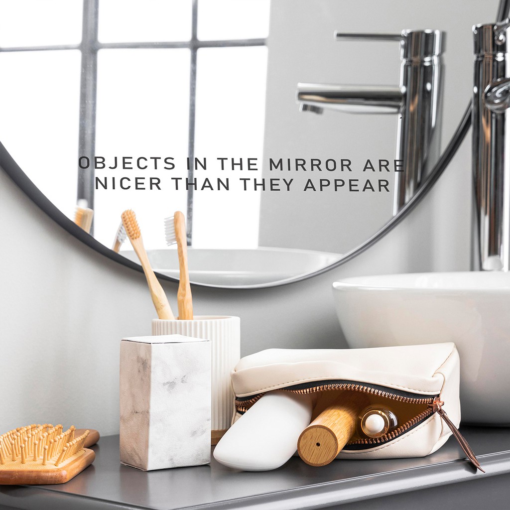 Objects In The Mirror Set Funny And Witty Sticker Decal (3pcs) | Shopee ...