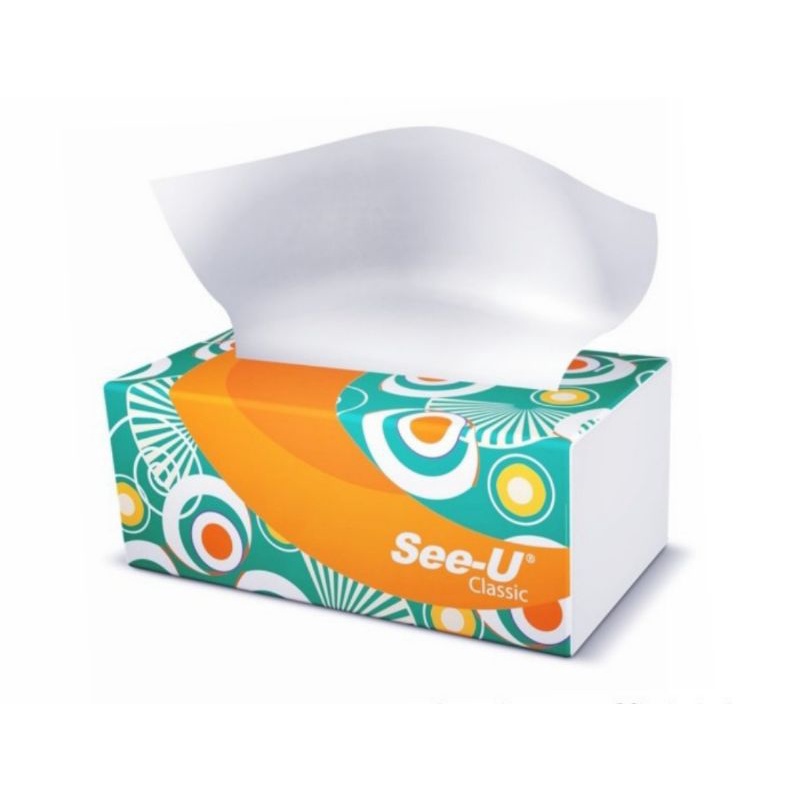 Facial Tissue 250 Sheets 2Ply See-U See U 250S Classic Facial Tissue ...