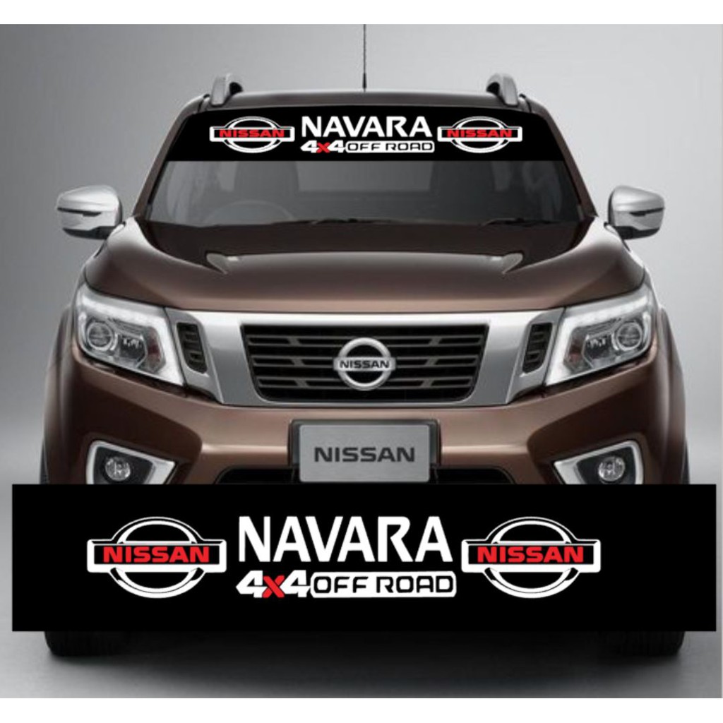 Nissan Navara Windshield Decal Sticker [ Regular/Holographic] | Shopee ...