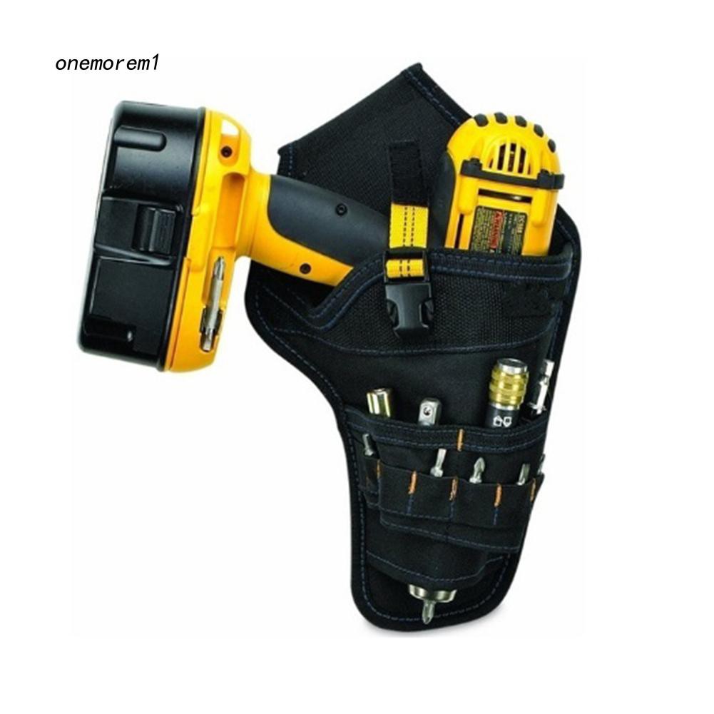 One♥Heavy Duty Drill Drive Holster Cordless Tool Bag Pocket Bit Holder ...