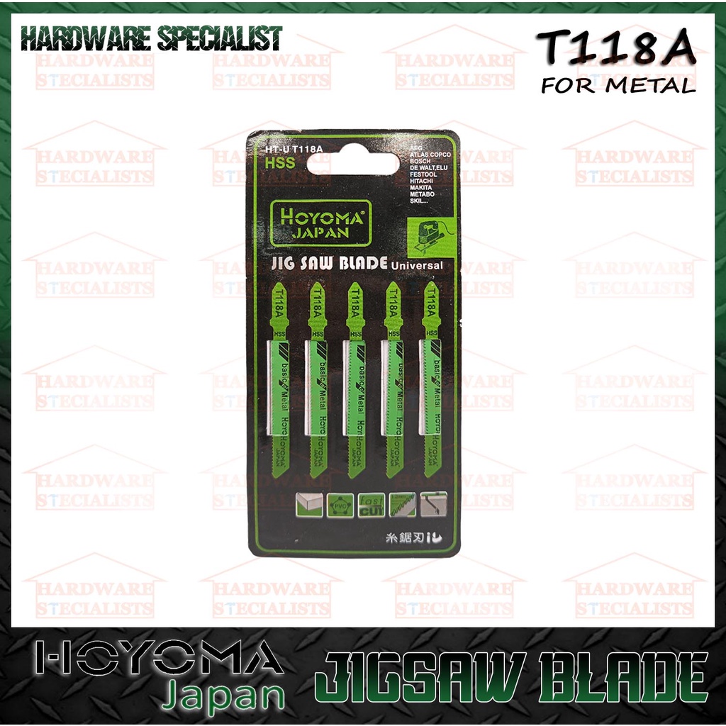 Hoyoma Jigsaw Blade for Metal T118A HSS | Shopee Philippines